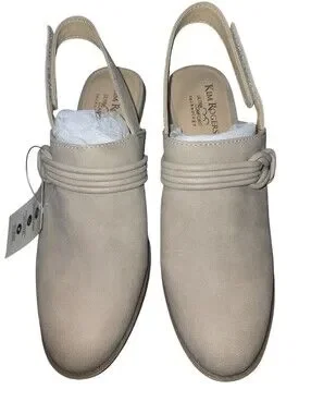 Kim Rogers | Shoes | Kim Rogers Sling Back Heel Clog Nwt Size 9 Beige ...